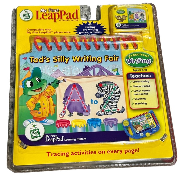 Leapfrog | Toys | New My First Leappad Tad Silly Writing Fair Book ...